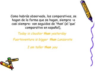 La comparación en inglés | PPT