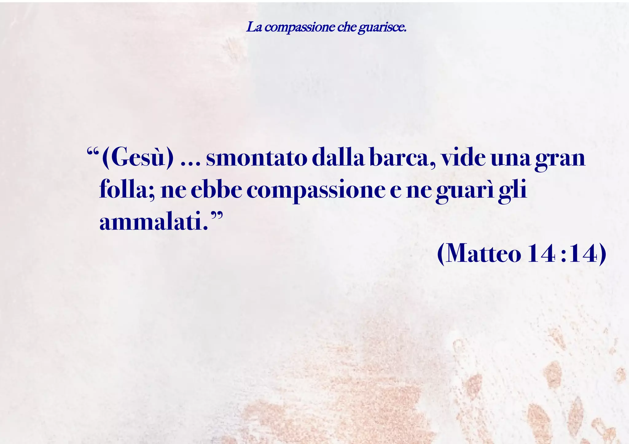 La compassione che guarisce | PPT