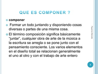 La composicion de la arquitectura | PPTX
