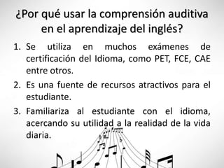 Comprensión Auditiva.