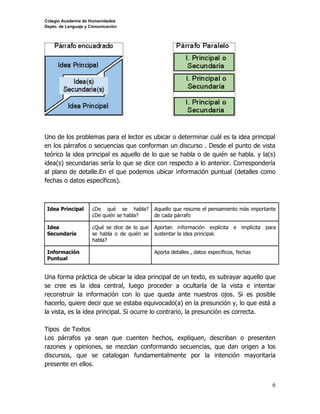 La comprensión de lectura en el aula una tarea de toda la comunidad ...