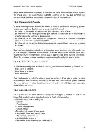 La comprensión lectora | PDF