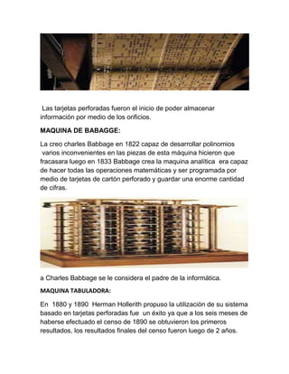 Evolucion De Las Herramientas Tecnologicas: La Computadora | DOCX