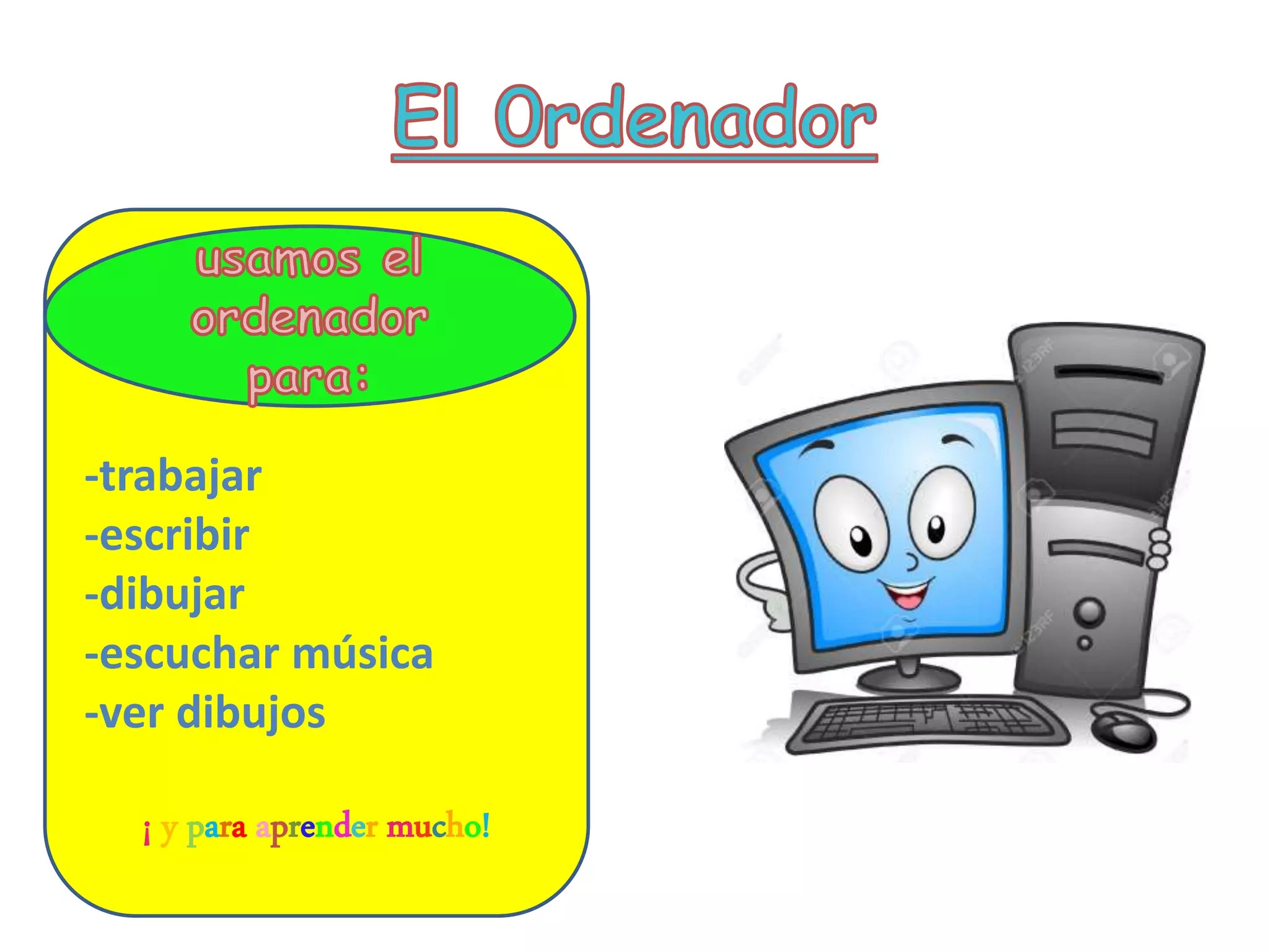 La computadora y sus partes | PPTX