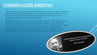 La comunicación directiva según Peter Drucker | PPTX
