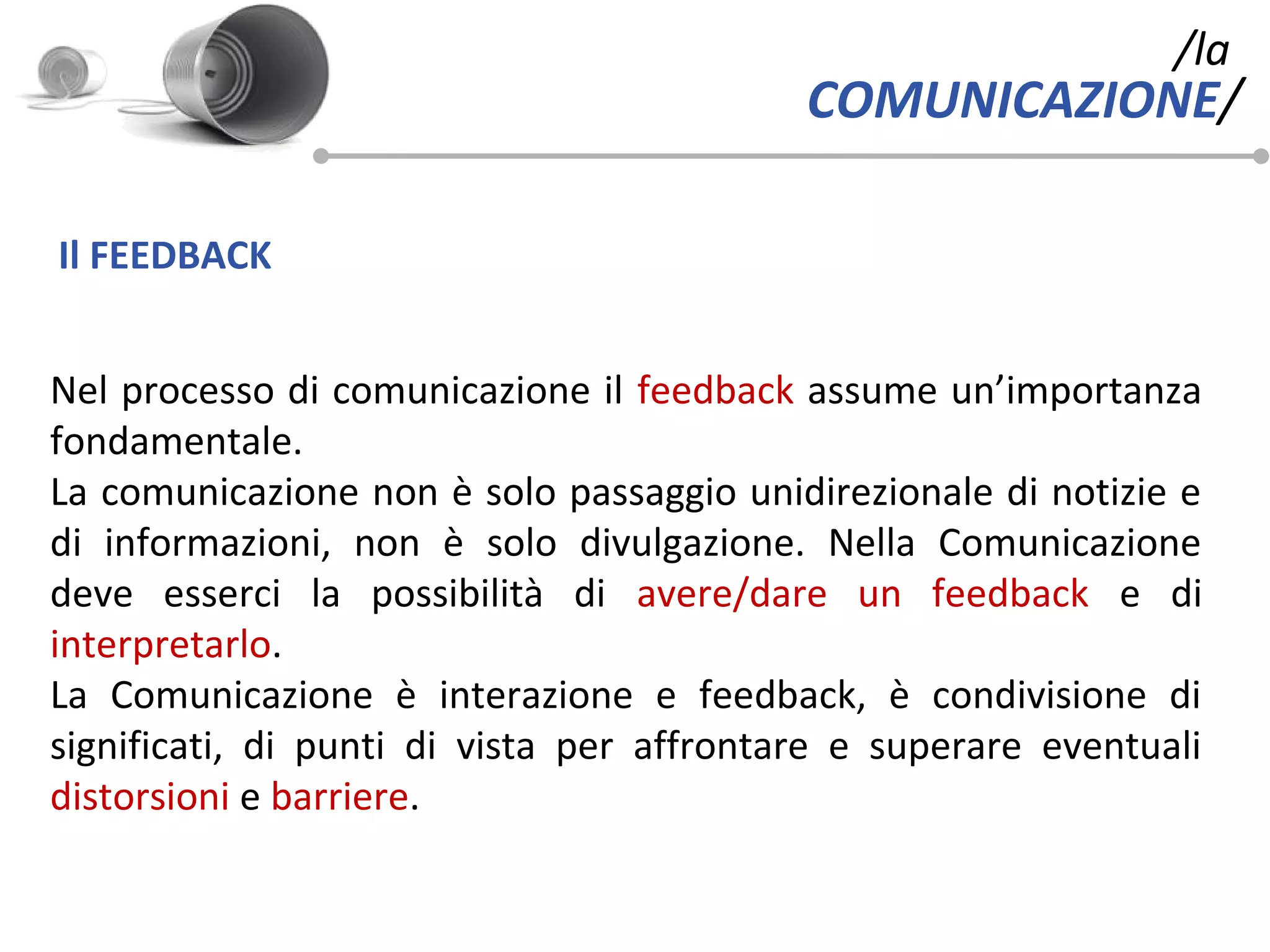 La comunicazione | PPT