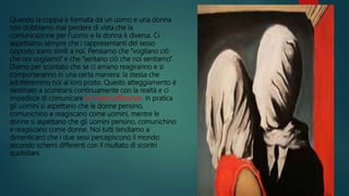 La comunicazione nella coppia | PPTX