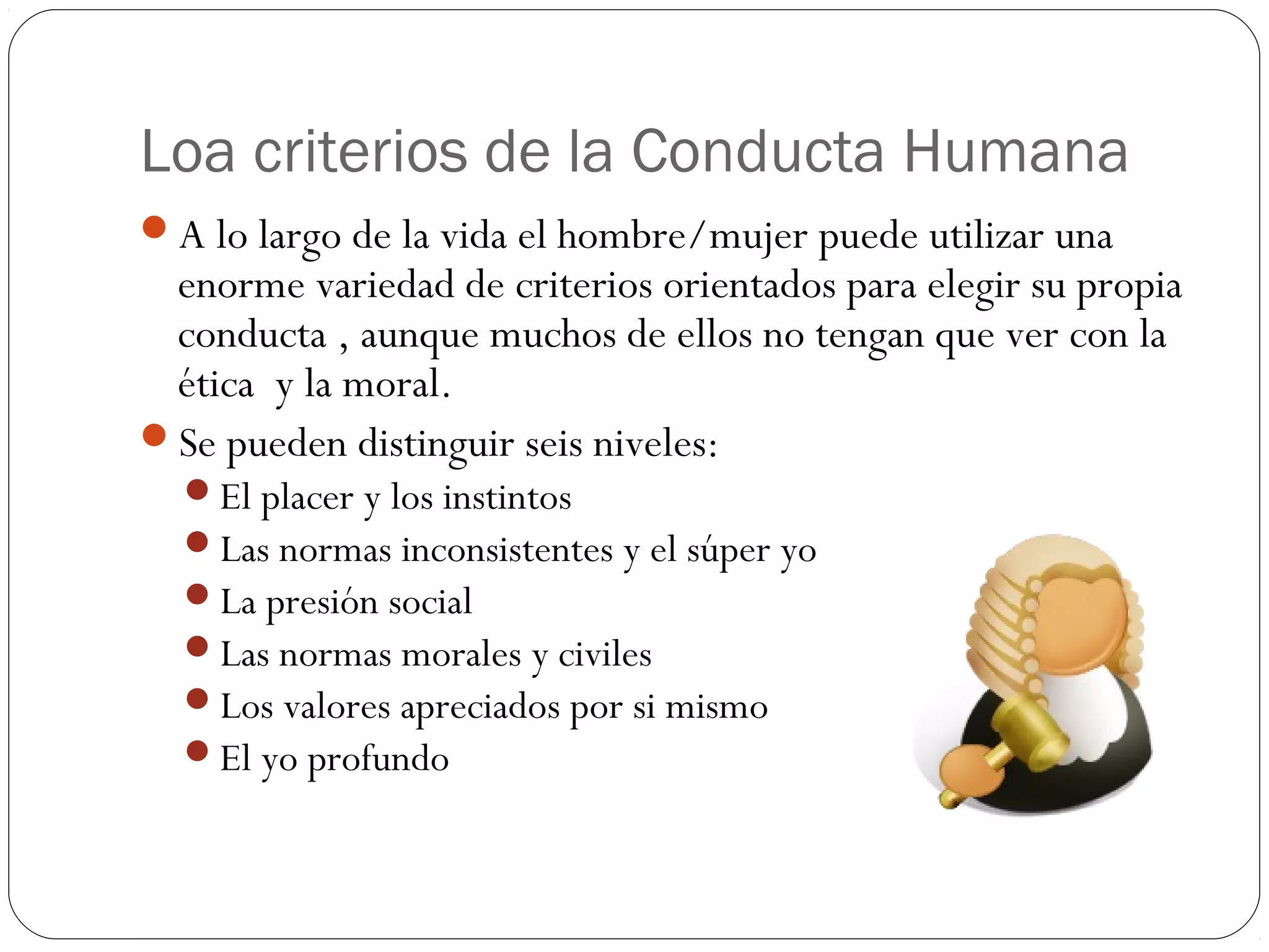 La conducta humana 1 | PPT