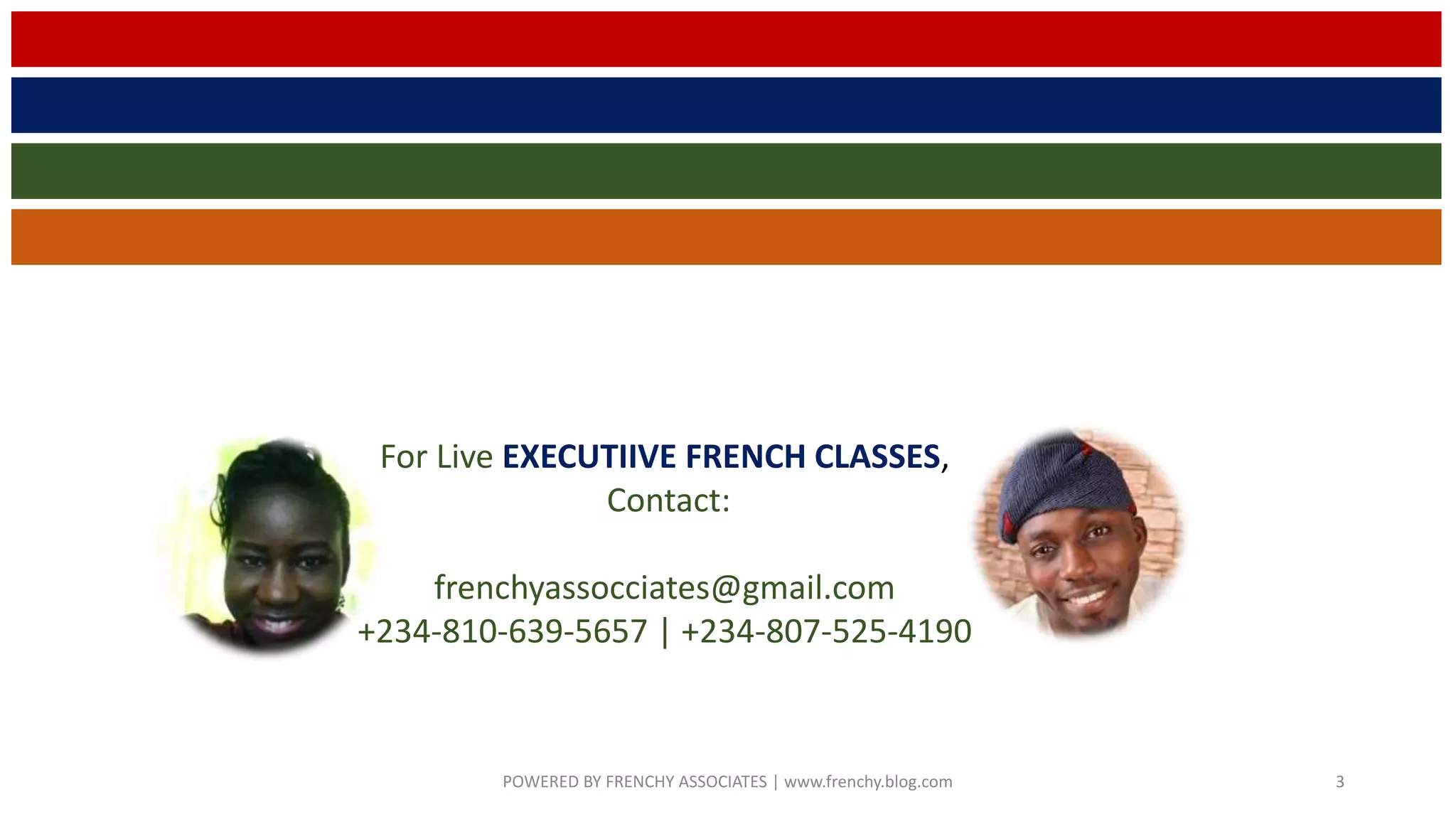 LA CONJUGAISON DES VERBES EN -RE PAR GANIAT SODEKE | PPT