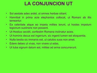 La Conjuncion Ut | PPT