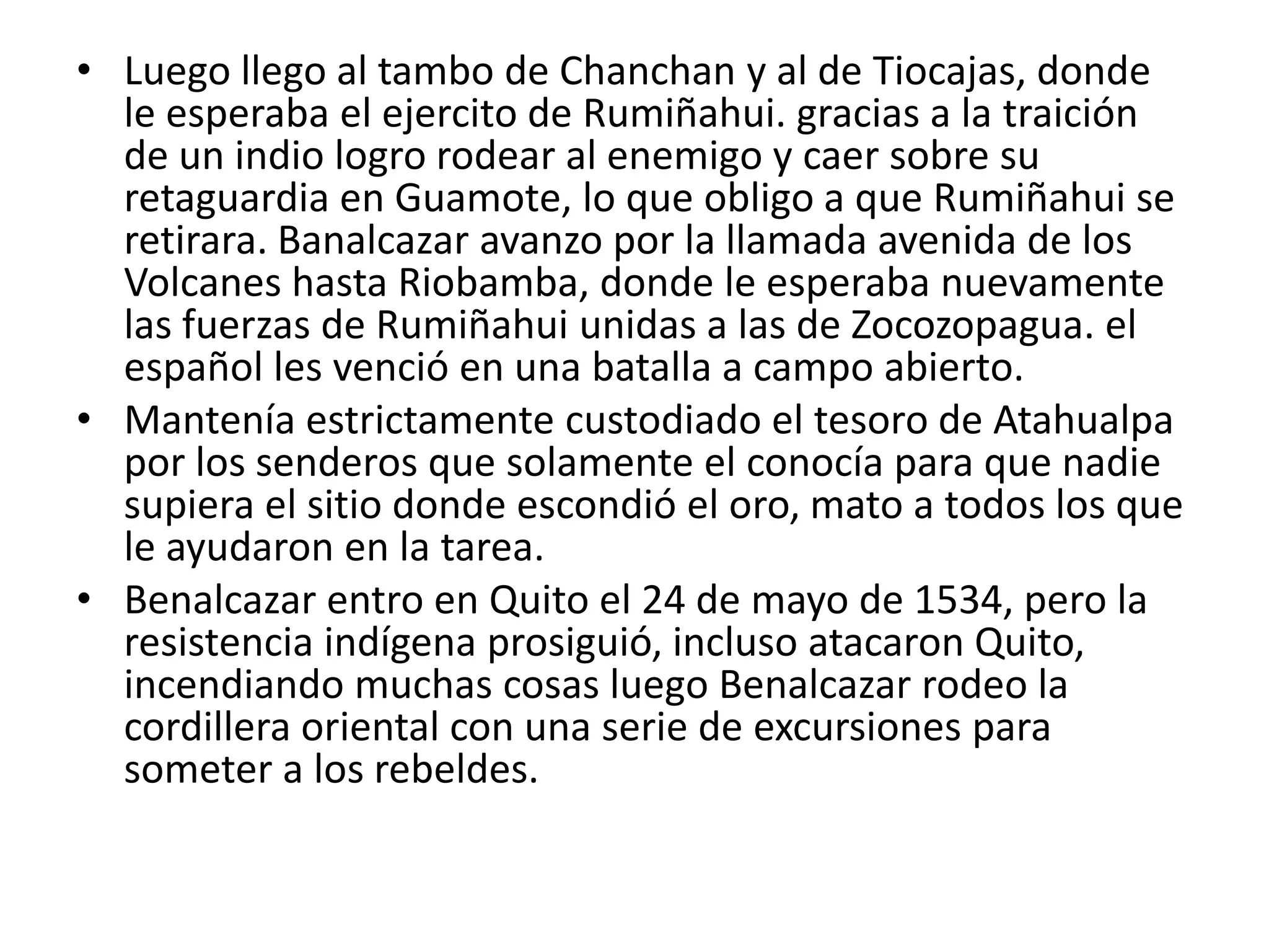 La conquista del imperio inca | PPTX