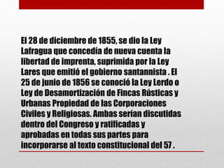 La constitución de 1857 | PPTX