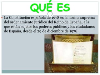 ISABEL MARTÍN. CONSTITUCIÓN 78 | PPTX