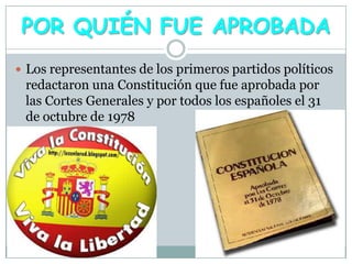 ISABEL MARTÍN. CONSTITUCIÓN 78 | PPTX
