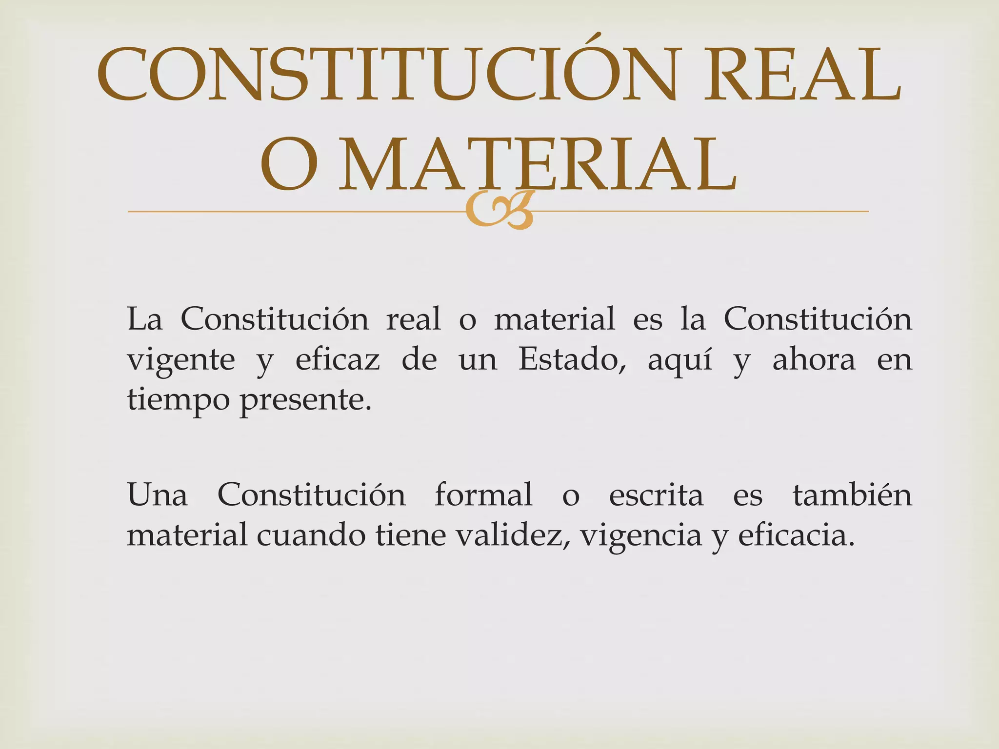 LA CONSTITUCIÓN en sentido material y en sentido formal.pptx