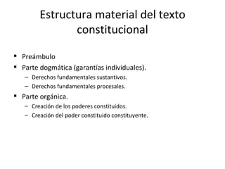 La constitucion estructura y_ppios | PPT