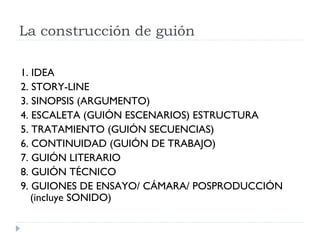 La construcción del guión | PPT