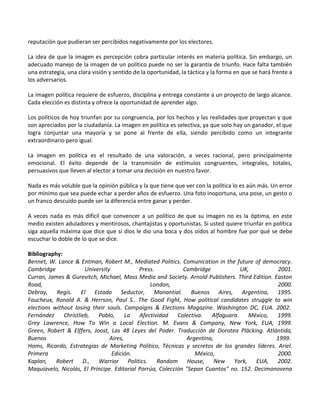 La construcción de la imagen política | PDF