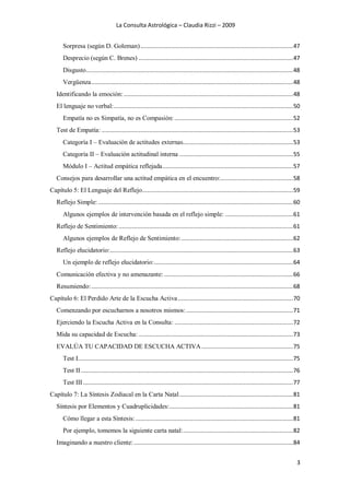 La consulta astrológica claudia rizzi | PDF