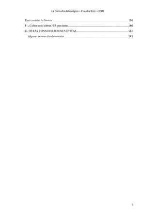 La consulta astrológica claudia rizzi | PDF