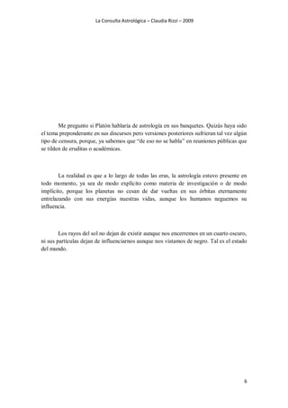 La consulta astrológica claudia rizzi | PDF