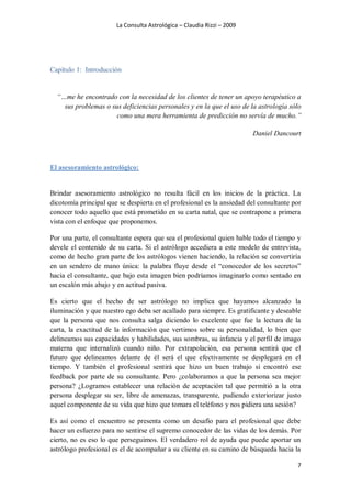 La consulta astrológica claudia rizzi | PDF