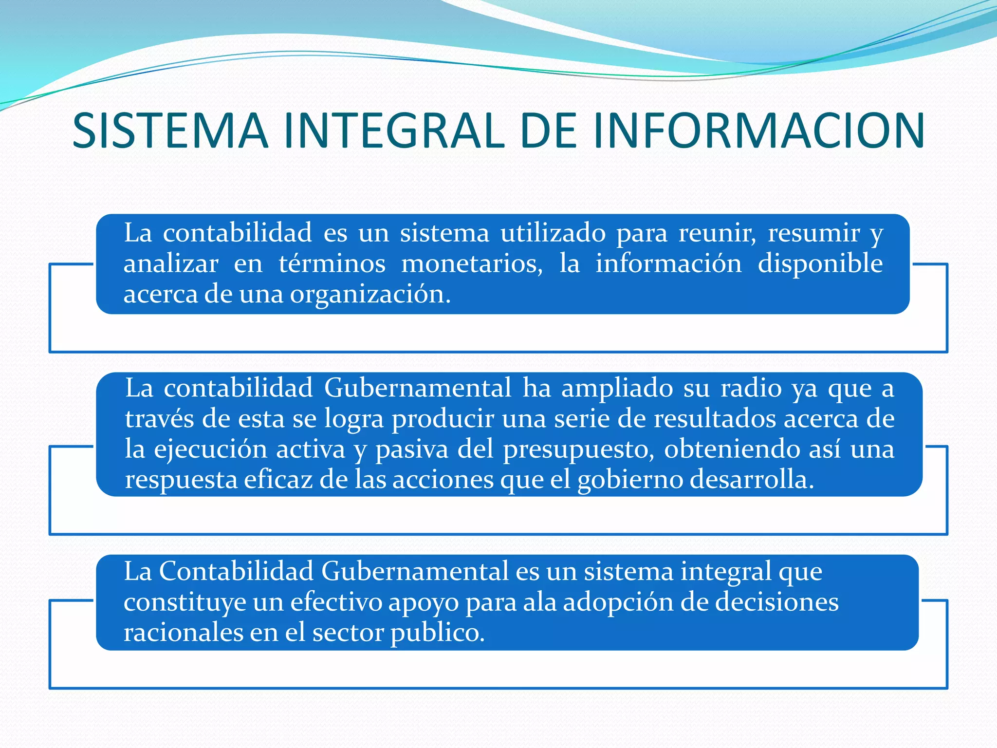 La contabilidad gubernamental como sistema integral de informacion[1 ...