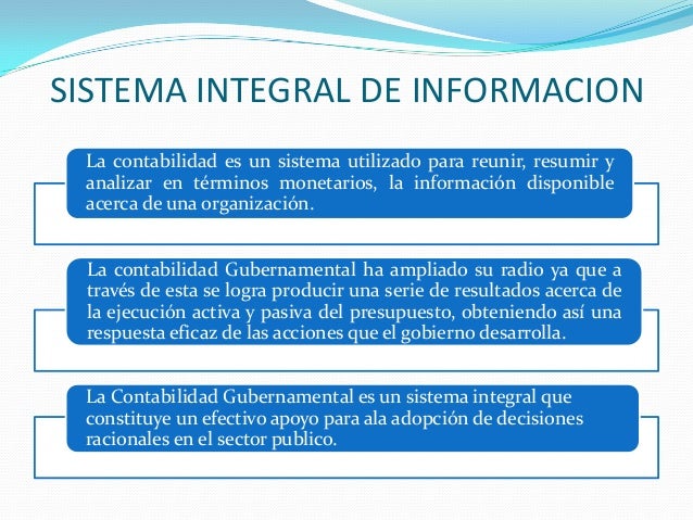 Sistema De Contabilidad Gubernamental - prestamosgroutal