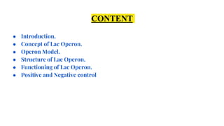 Lac operon | PPTX