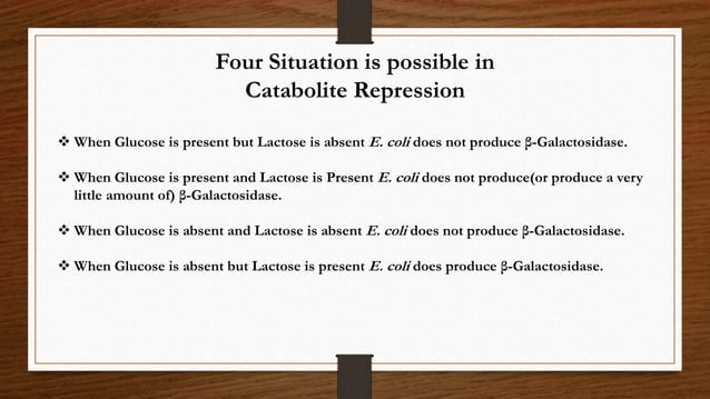 Lac Operon System(Catabolite Repression).pptx | Chemistry | Science