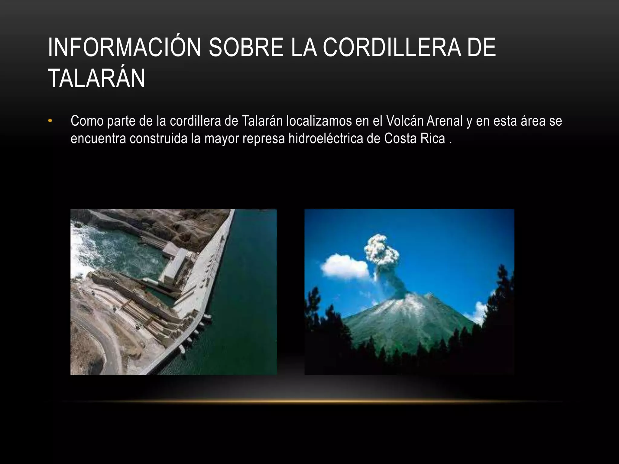 La cordillera de tilarán | PPT | Free Download