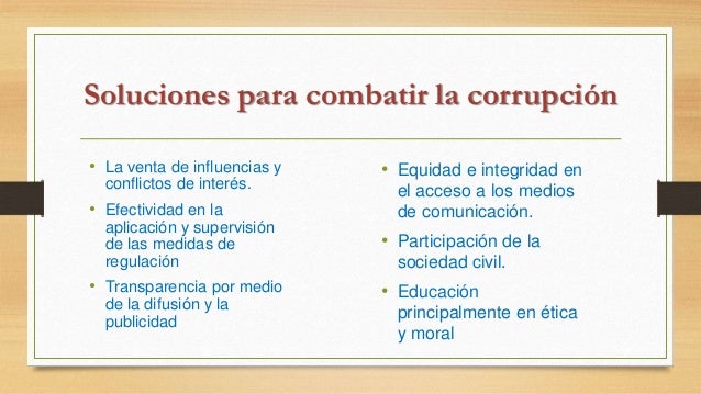 La Corrupción Política