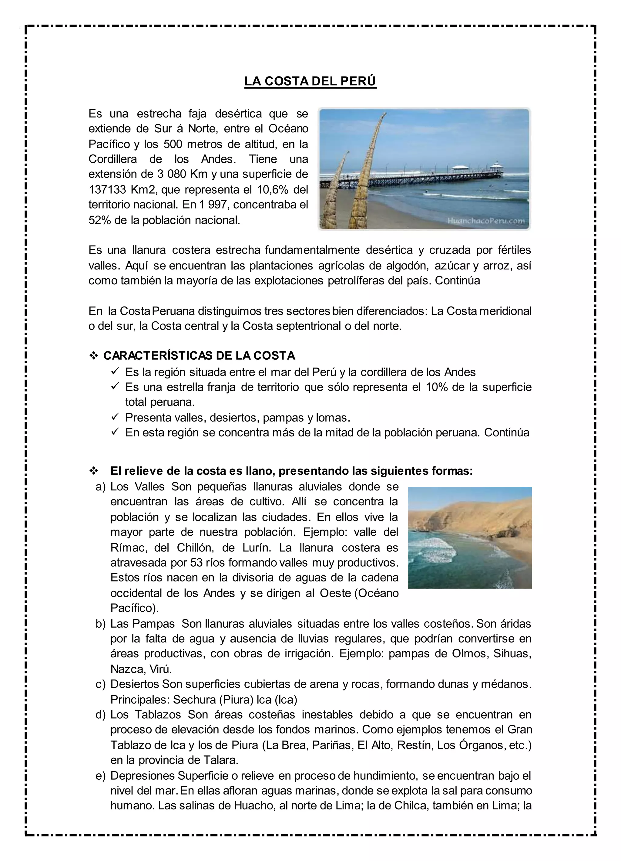 La costa | DOCX