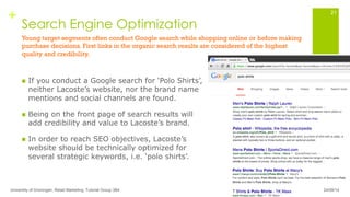 Lacoste - Case Study Report | PDF