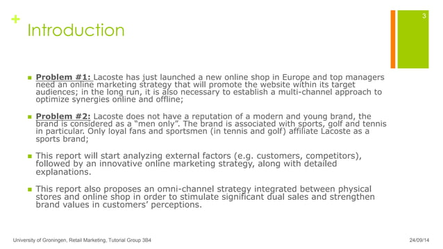 Lacoste - Case Study Report | PDF