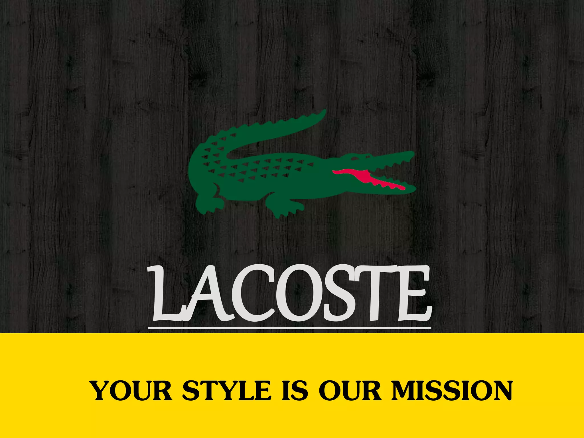 Lacoste PPT made by RAFAY | PPTX
