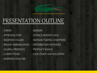 Lacoste PPT made by RAFAY | PPTX