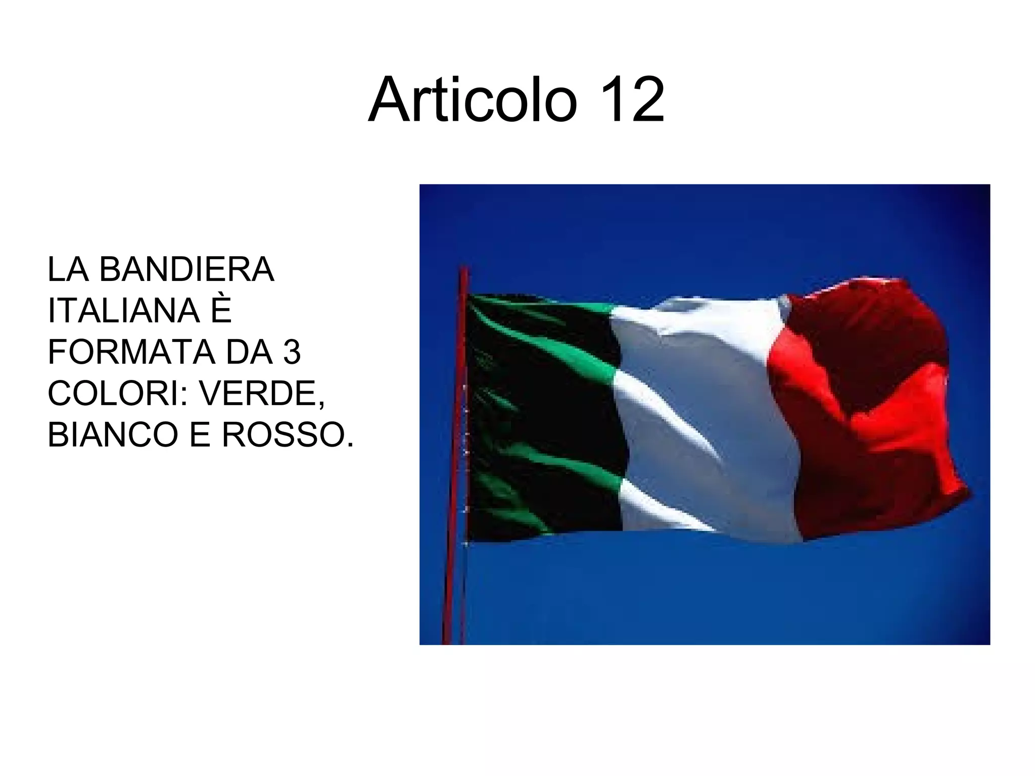 La Costituzione italiana - didattica differenziata | PPT