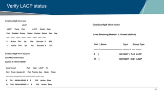 EMEA Airheads- LACP and distributed LACP – ArubaOS Switch | PPT