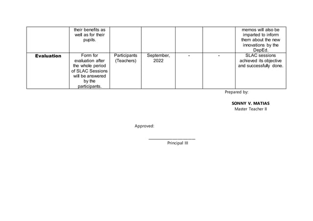 LAC PLAN_2022-2023.docx | Education industry | Industries