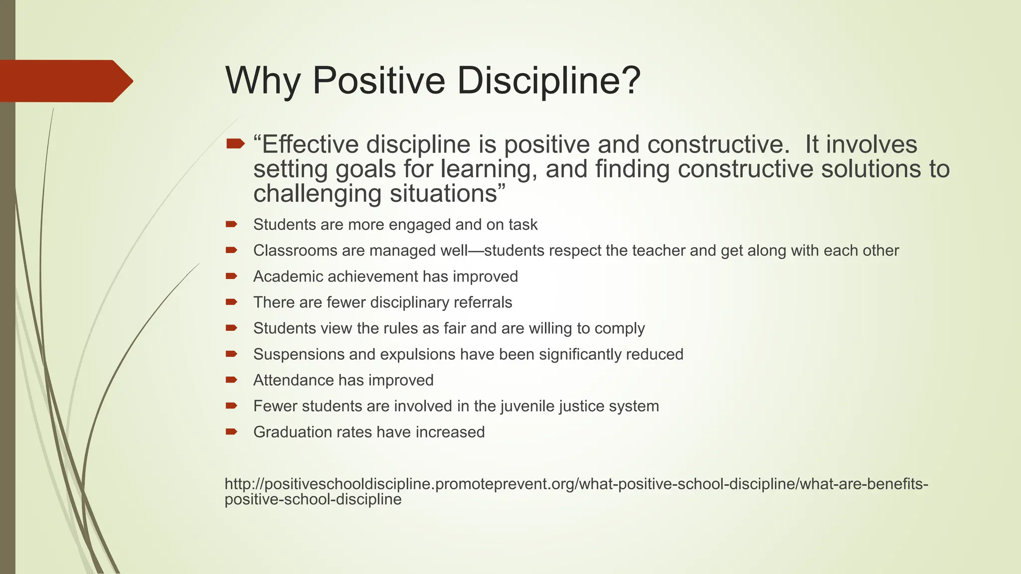 LAC POSITIVE DISCIPLINE malalinta national high shool | PPTX ...