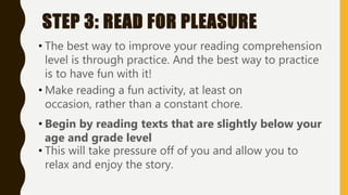 Developing skills of Reading Comprehension | PPT