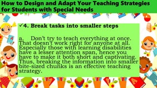 LAC on DESIGNED, ADAPTED AND IMOLEMENTED TEACHING STRATEGIES THAT ARE ...