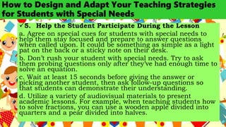 LAC on DESIGNED, ADAPTED AND IMOLEMENTED TEACHING STRATEGIES THAT ARE ...