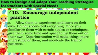 LAC on DESIGNED, ADAPTED AND IMOLEMENTED TEACHING STRATEGIES THAT ARE ...
