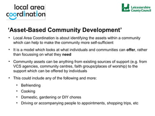 Local Area Co-ordination Presentation | PPT