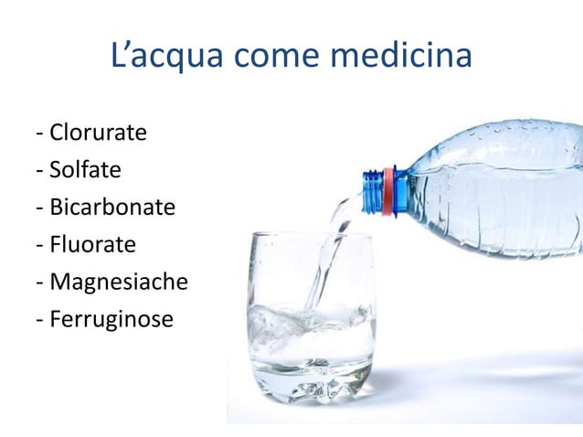 L'acqua nell'alimentazione | PPTX | Chemistry | Science