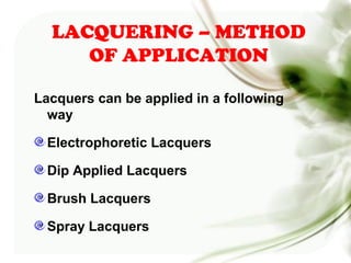 Lacquering keerthana | PPT