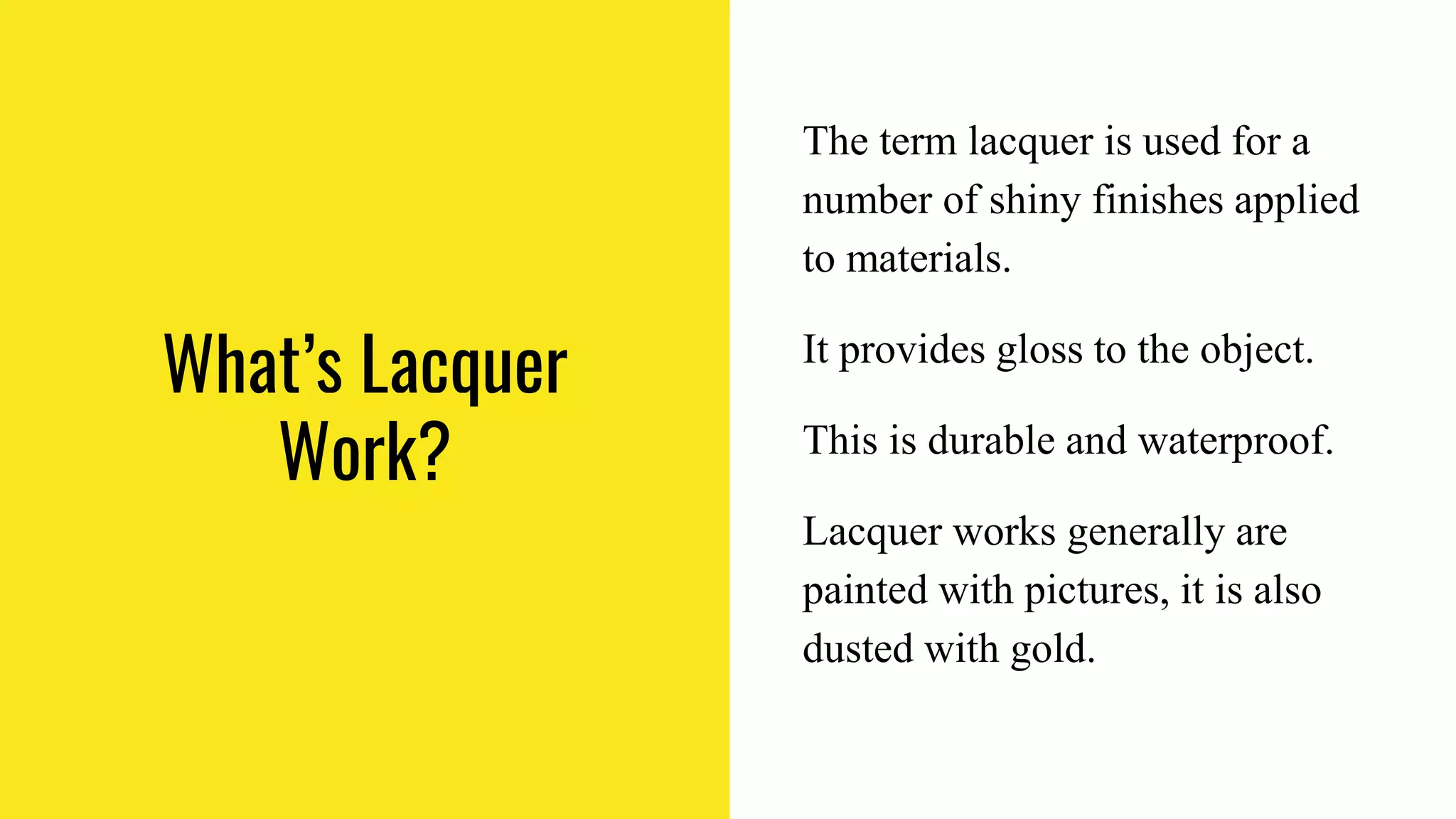 Lacquer Work in Bihar | PPTX