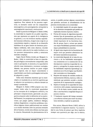 La creatividad como un desafio para la educacion | PDF